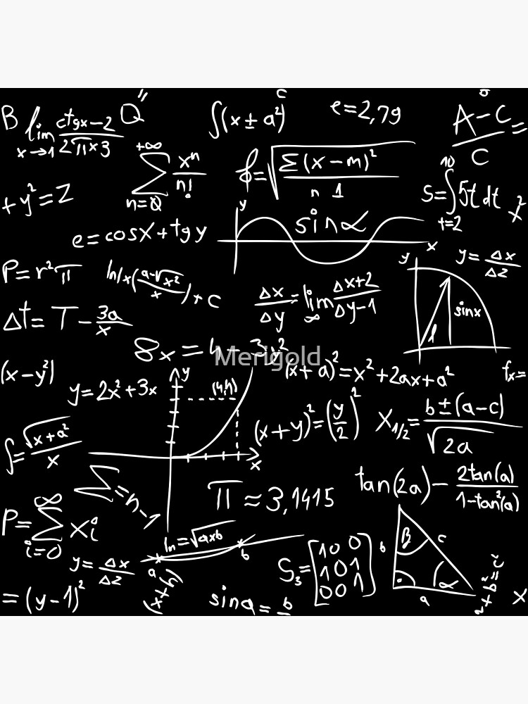 Maths SYMBOLS Design Premium Matte Vertical Poster sold by Marys ...