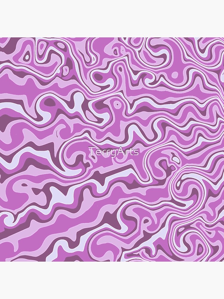 "Bumpy Lines Liquid Swirl Lines Funky Modern Abstract Art 2 of 6 ...