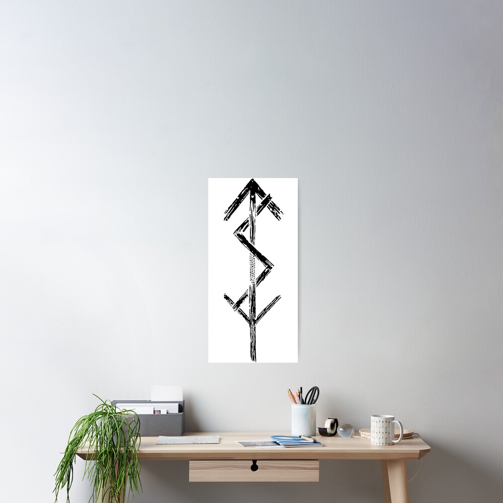 "BIND RUNE Self EMPOWERMENT" Poster for Sale by DAKAstudio | Redbubble