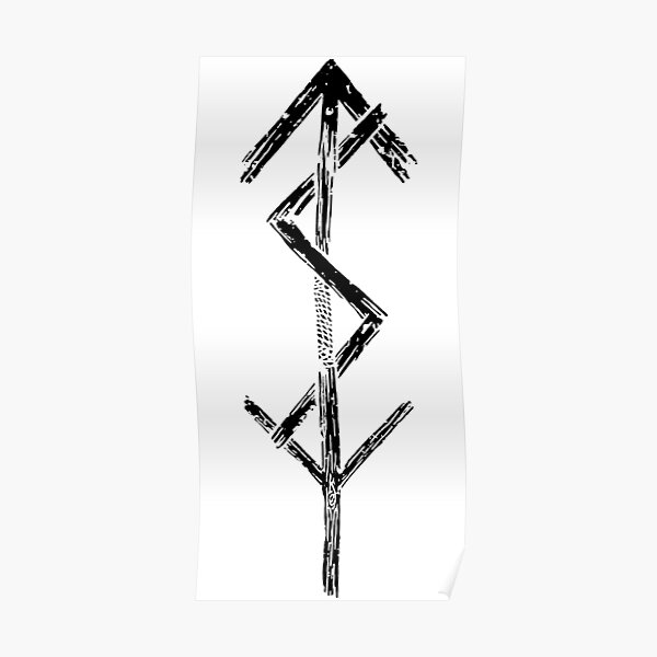 "BIND RUNE Self EMPOWERMENT" Poster for Sale by DAKAstudio | Redbubble
