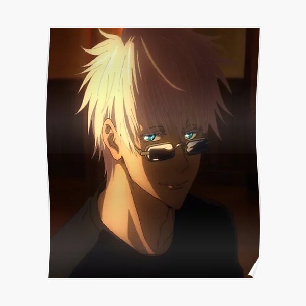 "jujutsu kaisen gojo" Poster for Sale by animefanx | Redbubble