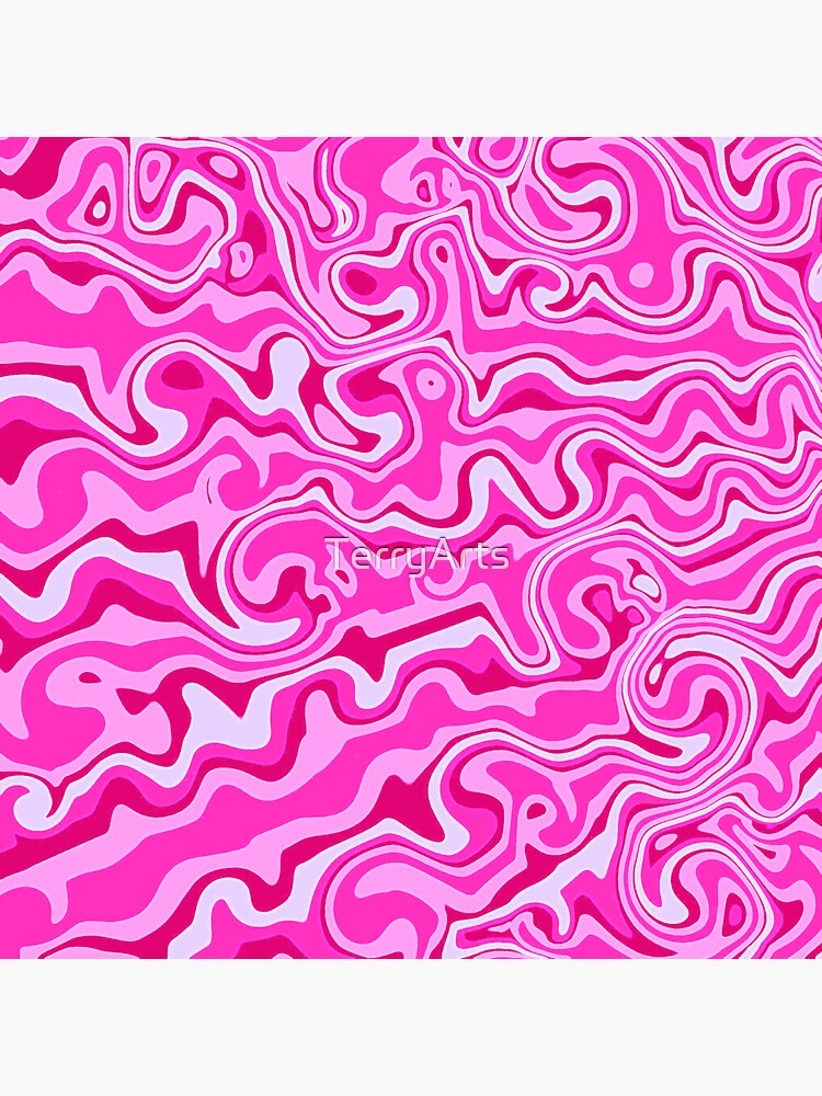 "Bumpy Lines Liquid Swirl Lines Funky Modern Abstract Art 3 of 6 ...