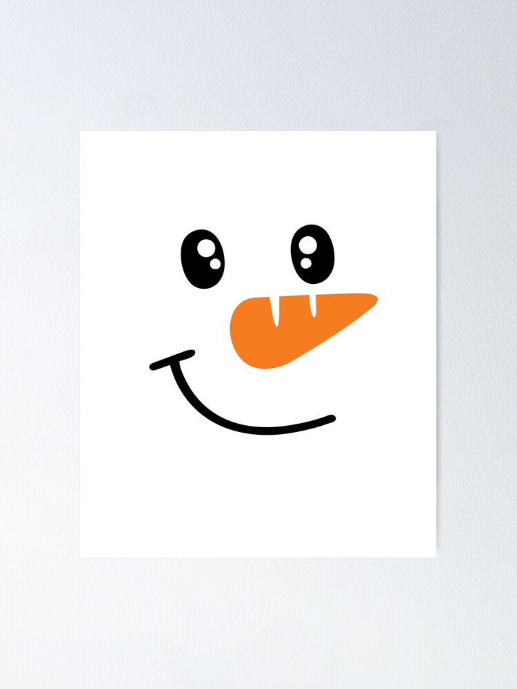 "Frosty The Snowman Face" Poster for Sale by Designhub14 | Redbubble