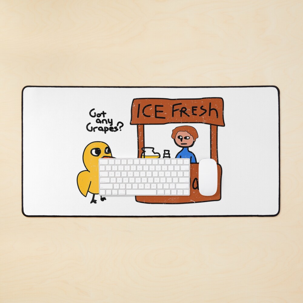 "Ice Fresh Lemonade Got Any Grapes Duck Funny" Sticker for Sale by ...