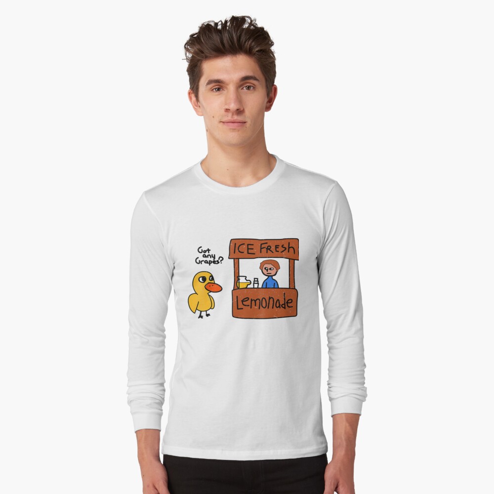 "Ice Fresh Lemonade Got Any Grapes Duck Funny" Sticker for Sale by ...
