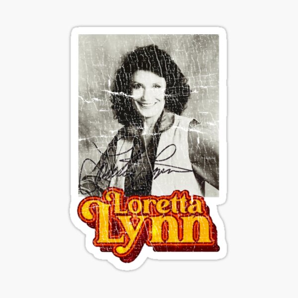 "Loretta Lynn" Sticker for Sale by kacynupeva | Redbubble
