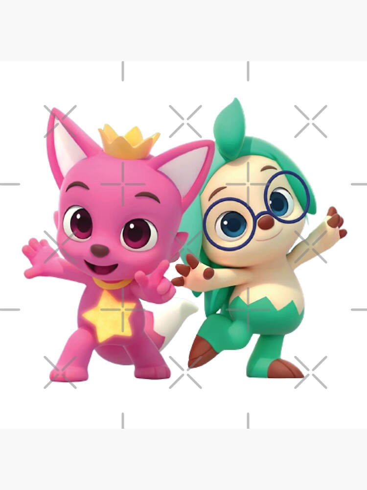 "Pinkfong and Hogi" Photographic Print for Sale by Color-Toonix | Redbubble