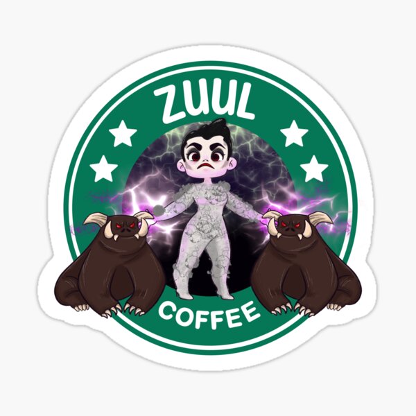 "Zuul " Sticker for Sale by BabSWorldArt | Redbubble