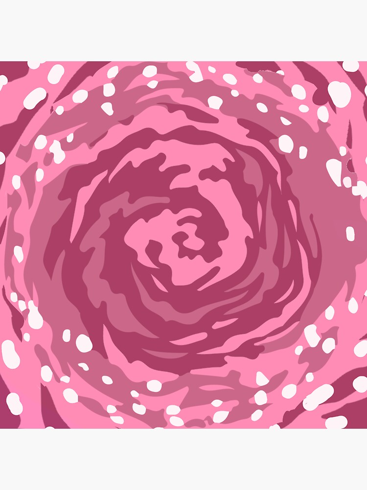 "PINK rick and morty portal" Sticker for Sale by PocketPuzzle | Redbubble