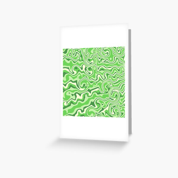 "Bumpy Lines Liquid Swirl Lines Funky Modern Abstract Art 4 of 6 ...