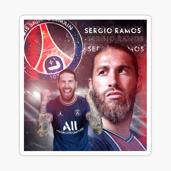 "Sergio Ramos Wallpaper " Sticker for Sale by daniarlia | Redbubble