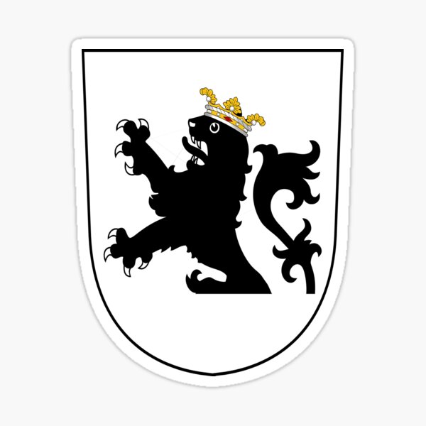 "Aich ou Auch" Sticker for Sale by HaroldHeraldry | Redbubble