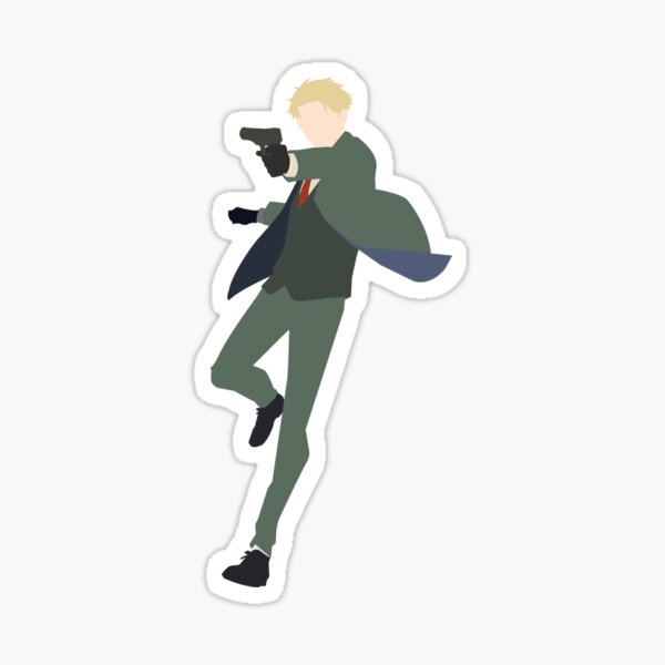 "Spy x Family Loid Minimalist" Sticker for Sale by rendigart | Redbubble