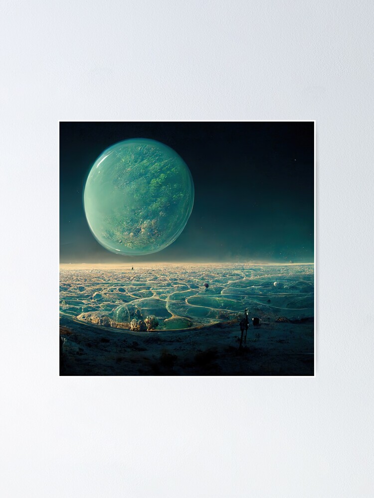 "Space lake" Poster for Sale by osssoconcept | Redbubble