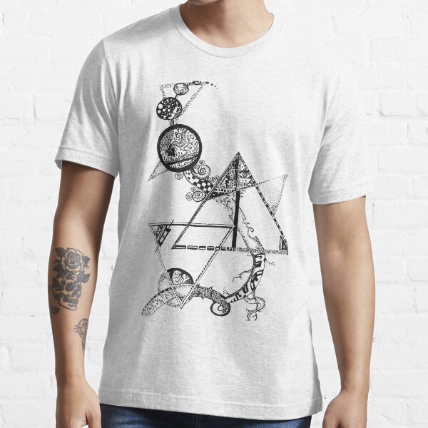 "Time and space (black design)" T-shirt for Sale by emilie-desaunay ...