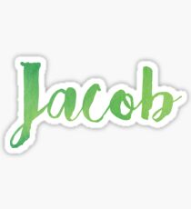 Jacob Name Stickers | Redbubble