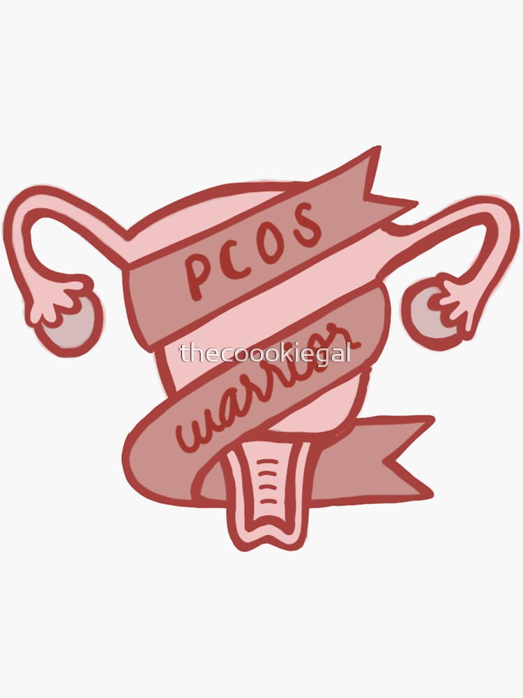 "PCOS Warrior " Sticker for Sale by thecoookiegal | Redbubble