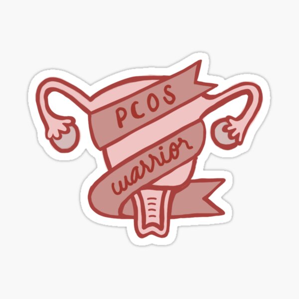"PCOS Warrior " Sticker for Sale by thecoookiegal | Redbubble