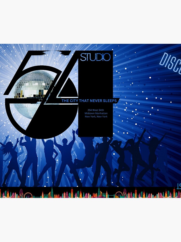 "1977 famous Studio 54 disco and dancing New York City, Midtown ...