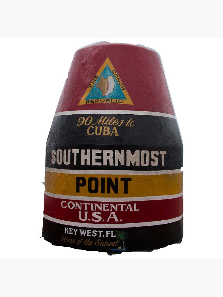 "Southernmost point" Sticker by Sympaticomama | Redbubble