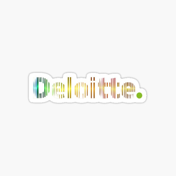 "deloitte" Sticker for Sale by iuome-hk | Redbubble