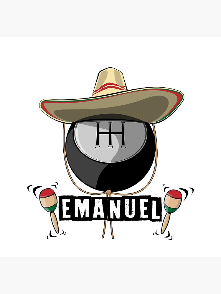 "Emanuel the car guy" Poster for Sale by duyamdesign | Redbubble