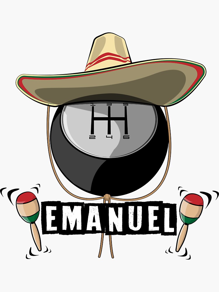 "Emanuel the car guy" Sticker for Sale by duyamdesign | Redbubble