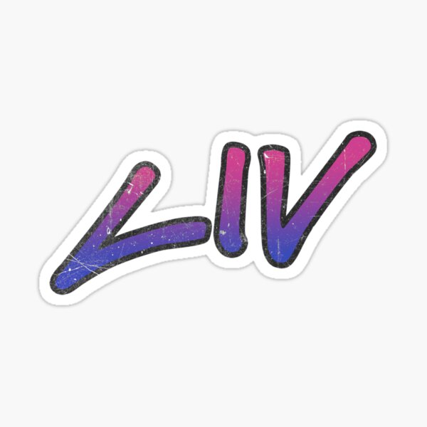"LIV (Bisexual Pride Flag Faded Edit)" Sticker for Sale by sarascoprox ...