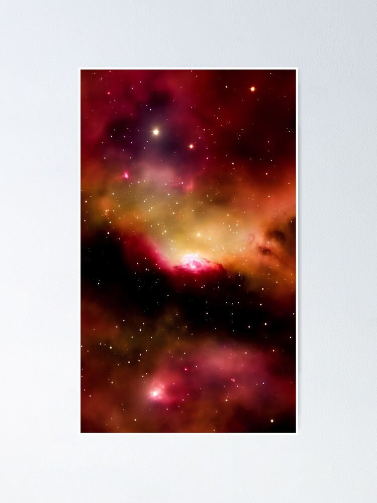 Galaxy Nebula Poster For Sale By Spaceripple Redbubble