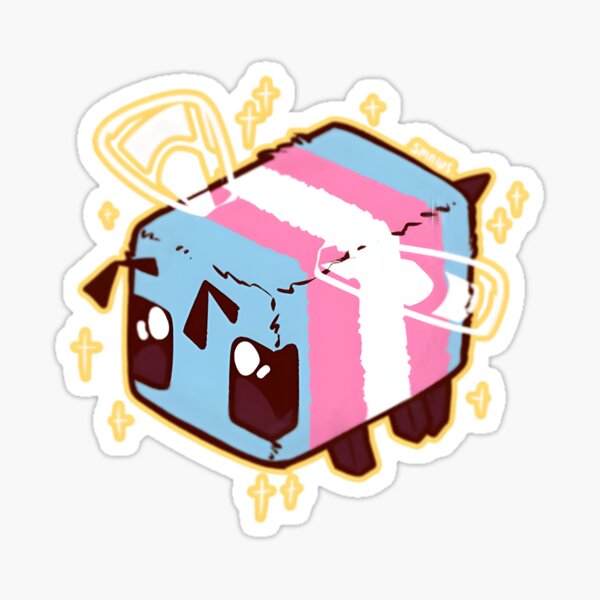 "Trans Pride Minecraft Bee Classic " Sticker for Sale by sharlenemcfsp ...