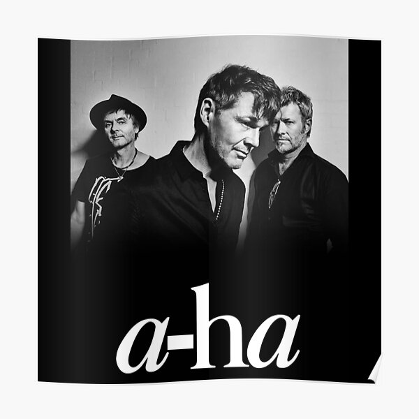 "TOUR A-HA 2022 AHA" Poster for Sale by cksonnan | Redbubble