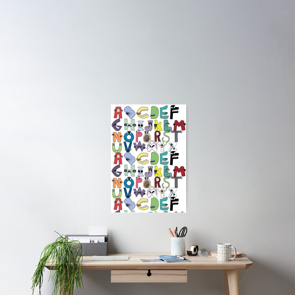 "Alphabet Lore " Poster for Sale by U-name | Redbubble