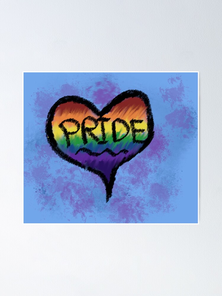 "Splatter pride" Poster for Sale by AD-drawyngs | Redbubble
