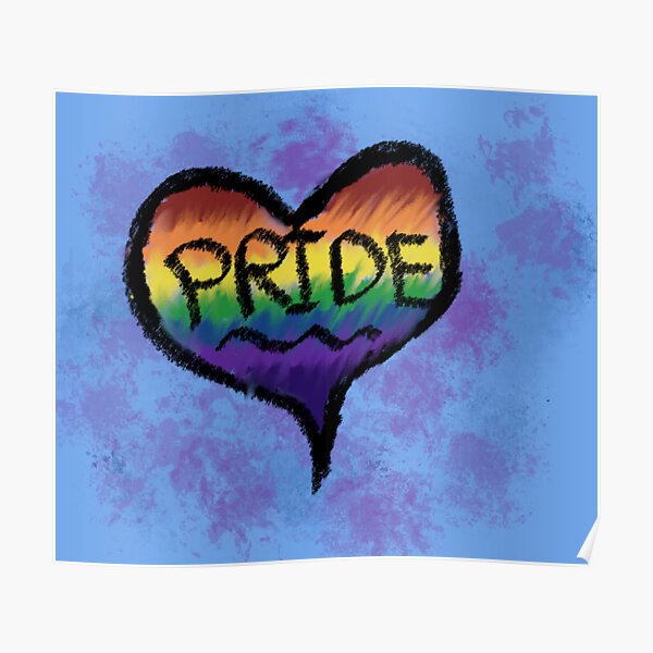 "Splatter pride" Poster for Sale by AD-drawyngs | Redbubble