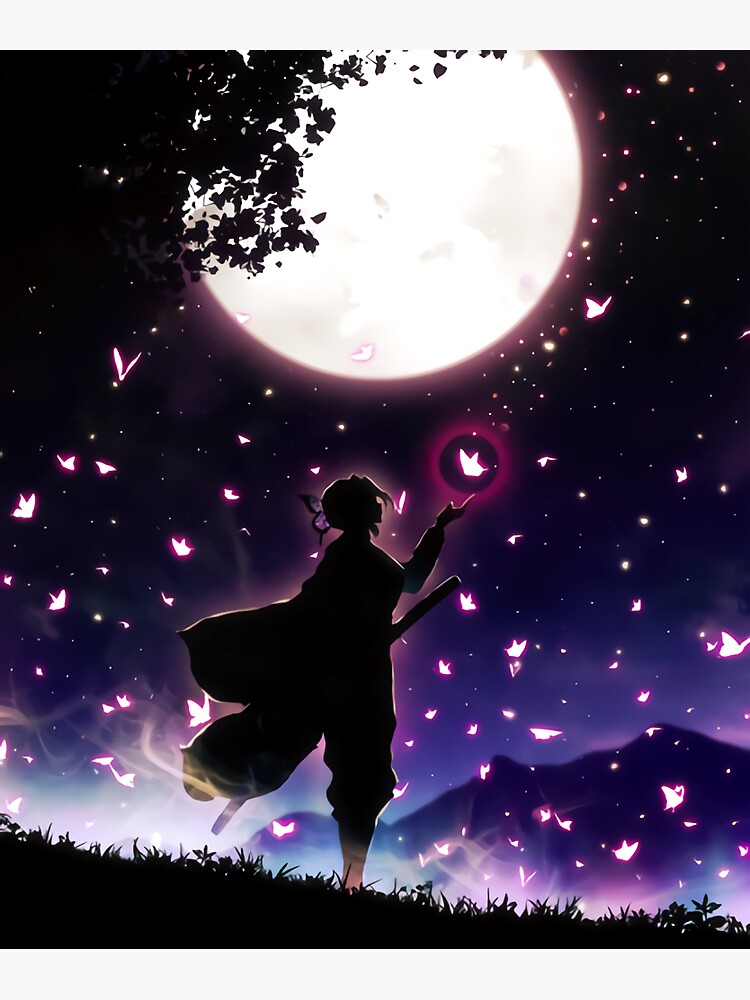 "Shin0bu Insect Hashira Silhouette" Sticker for Sale by GertrudeWGW ...