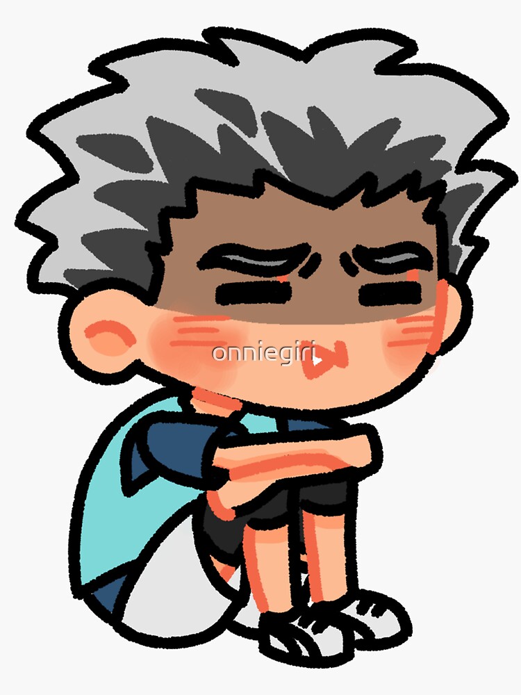"bokuto emo-mode" Sticker for Sale by onniegiri | Redbubble