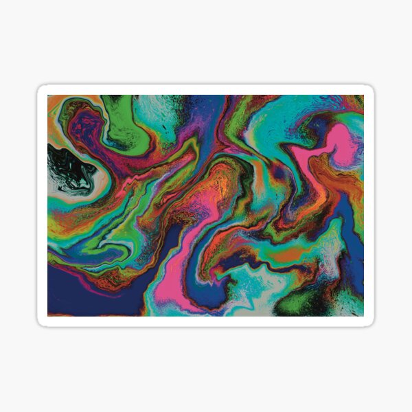 "PURE MAGIC III" Sticker for Sale by MagentaHorizon | Redbubble