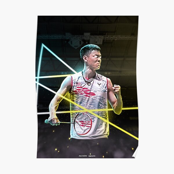 "Lee Zii Jia Malaysia Badminton" Poster for Sale by RobSpink | Redbubble