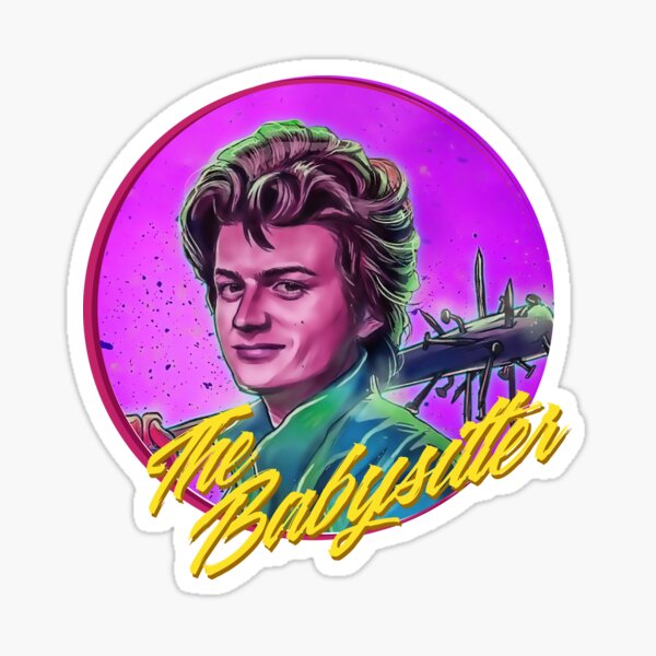 "Stranger Things Steve The Babysitter Portrait" Sticker for Sale by ...