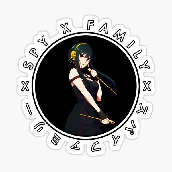 "Yor From SpyXFamily" Sticker for Sale by GertrudeWGW | Redbubble