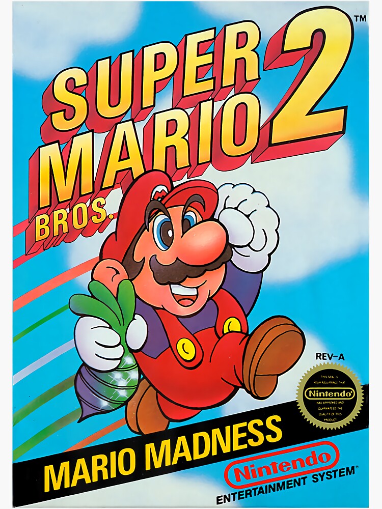 "SM 2 Retro Box Art" Sticker for Sale by JustinWarehime | Redbubble