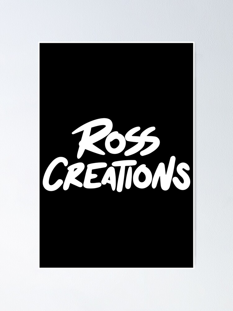 "Rosscreations Merch Ross Creations Logo" Poster for Sale by ...