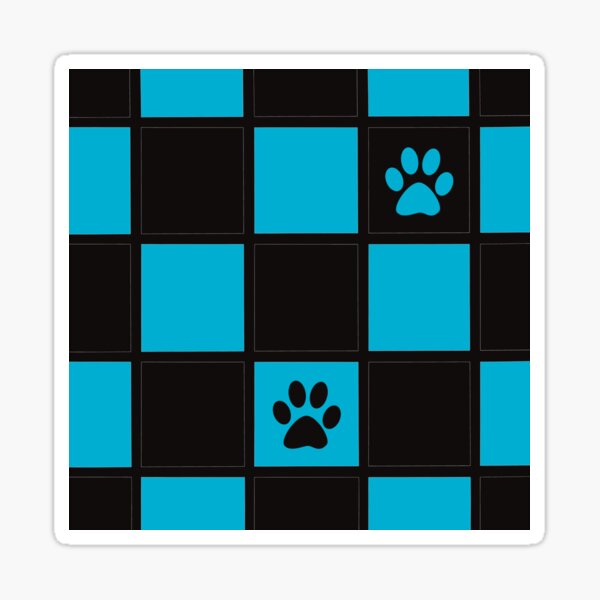 "Animal footprint checker" Sticker for Sale by Anahit-Art | Redbubble