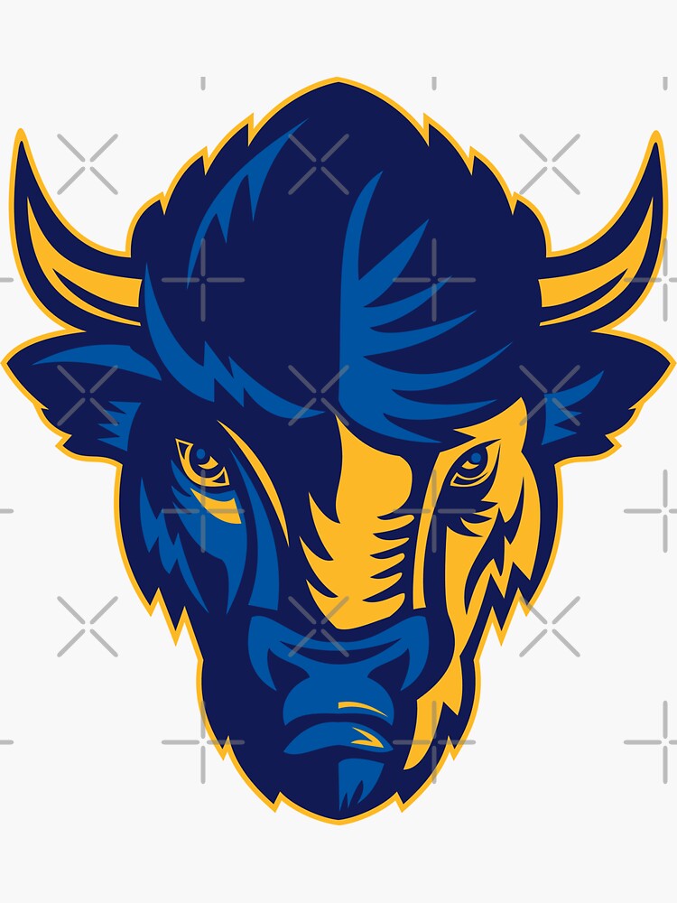 "American Bison Head Retro" Sticker for Sale by patrimonio | Redbubble