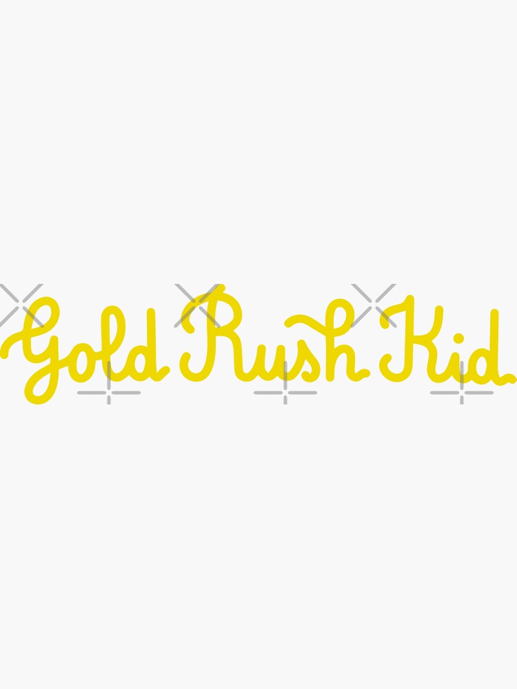 "George Ezra Merch Gold Rush Kid" Sticker for Sale by LoudKaniStore ...
