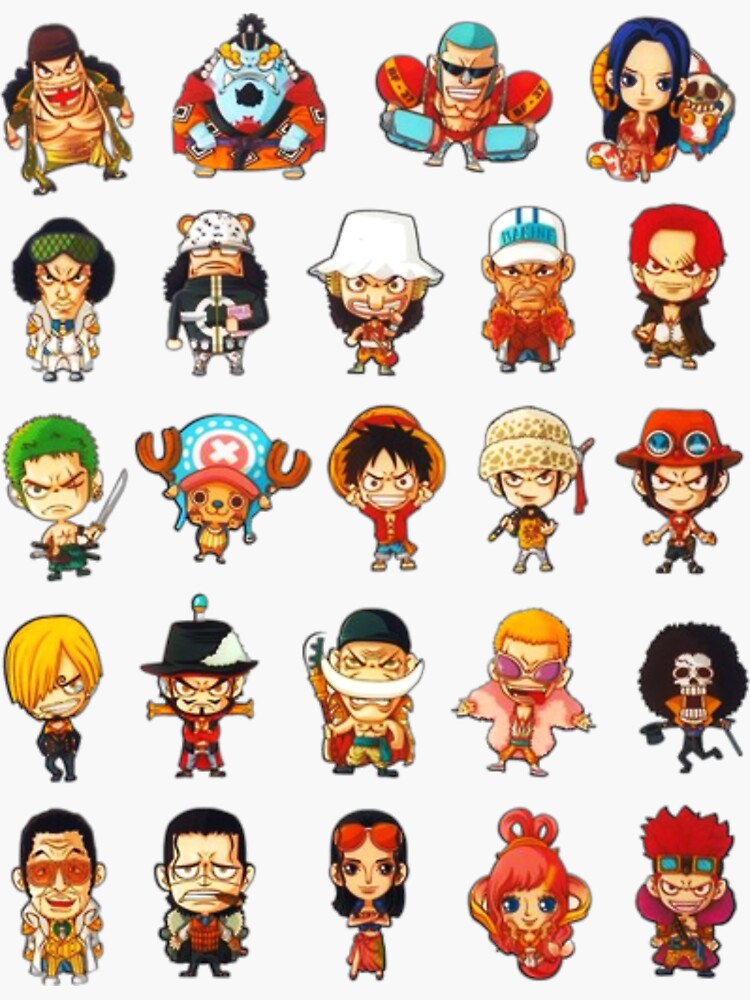 "one piece stickers" Sticker for Sale by polygo | Redbubble