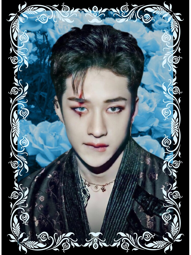 "Bang Chan - Blue Aesthetic" Sticker for Sale by LupercaliaXIV | Redbubble