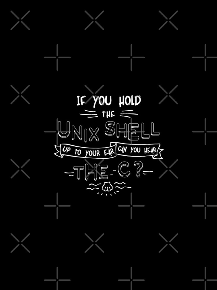 "If You Hold The Unix Shell - Funny Programming Jokes" iPhone Case for ...