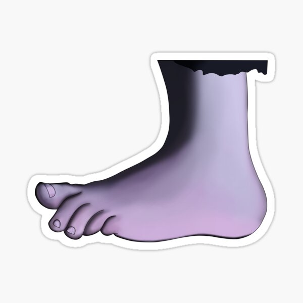 "Foot" Sticker for Sale by NathaschaKehl | Redbubble
