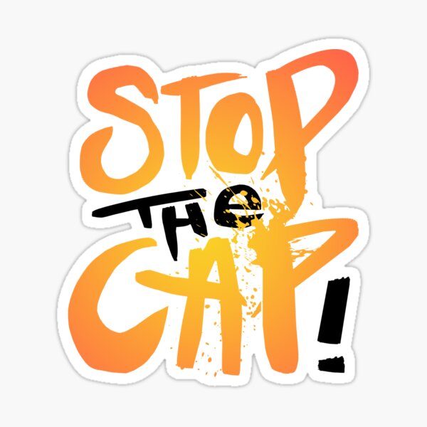 "Stop The Cap, stop simping" Sticker for Sale by StayWokeKings | Redbubble